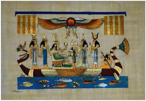Papyrus NIANWUDU 100% Authentic Egyptian Original Hand Painted Painting ...
