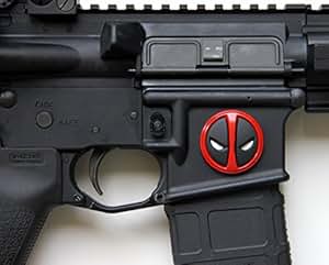 Amazon.com: Tactical Freedom - Magwell Metal Decal / Sticker - Deadpool ...