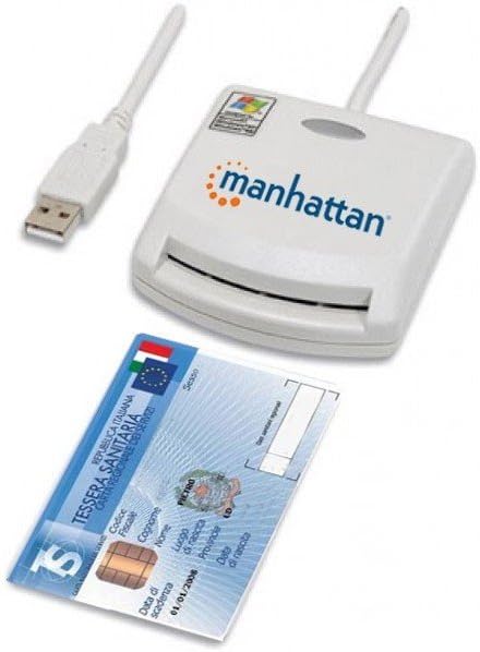 Manhattan Smart Card Reader Kompatibel mit Kontakt: Amazon.de: Computer ...