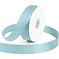 Amazon.com: 1 inch Wide x 50 Yards Baby Blue Single Faced Polyester ...