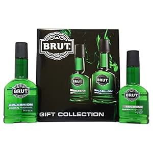 Amazon.com : Brut By Faberge For Men. Gift Set ( Cologne Pour 5.0 Oz ...
