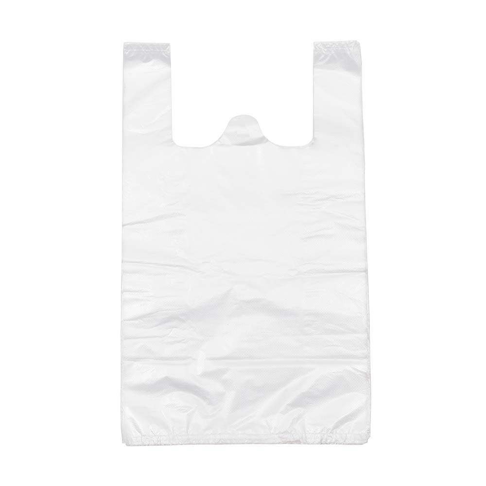 T Shirt Bags, White Plastic Bags with Handles Bulk, (1000pcs) Dicks ...