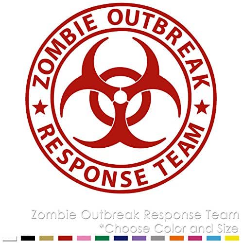 Amazon.com: Zombie Outbreak Response Team Funny Logo Vinyl Decal ...