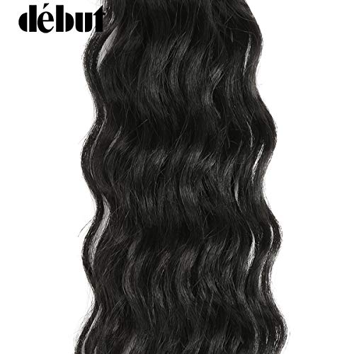 DÉBUT synthetic hair bundles with simple closure weave bundles with ...