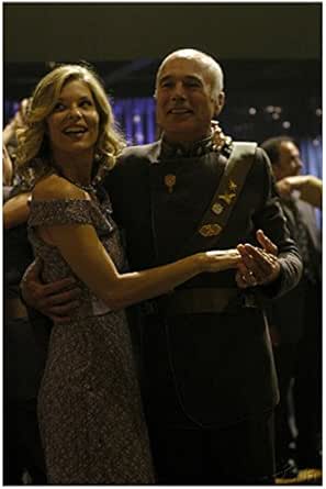 Dancing Colonel Saul Tigh and wife Ellen looking pretty in purple ...