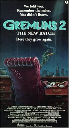 Amazon.com: Gremlins 2:the New Batch [VHS]: Zach Galligan, Phoebe Cates ...