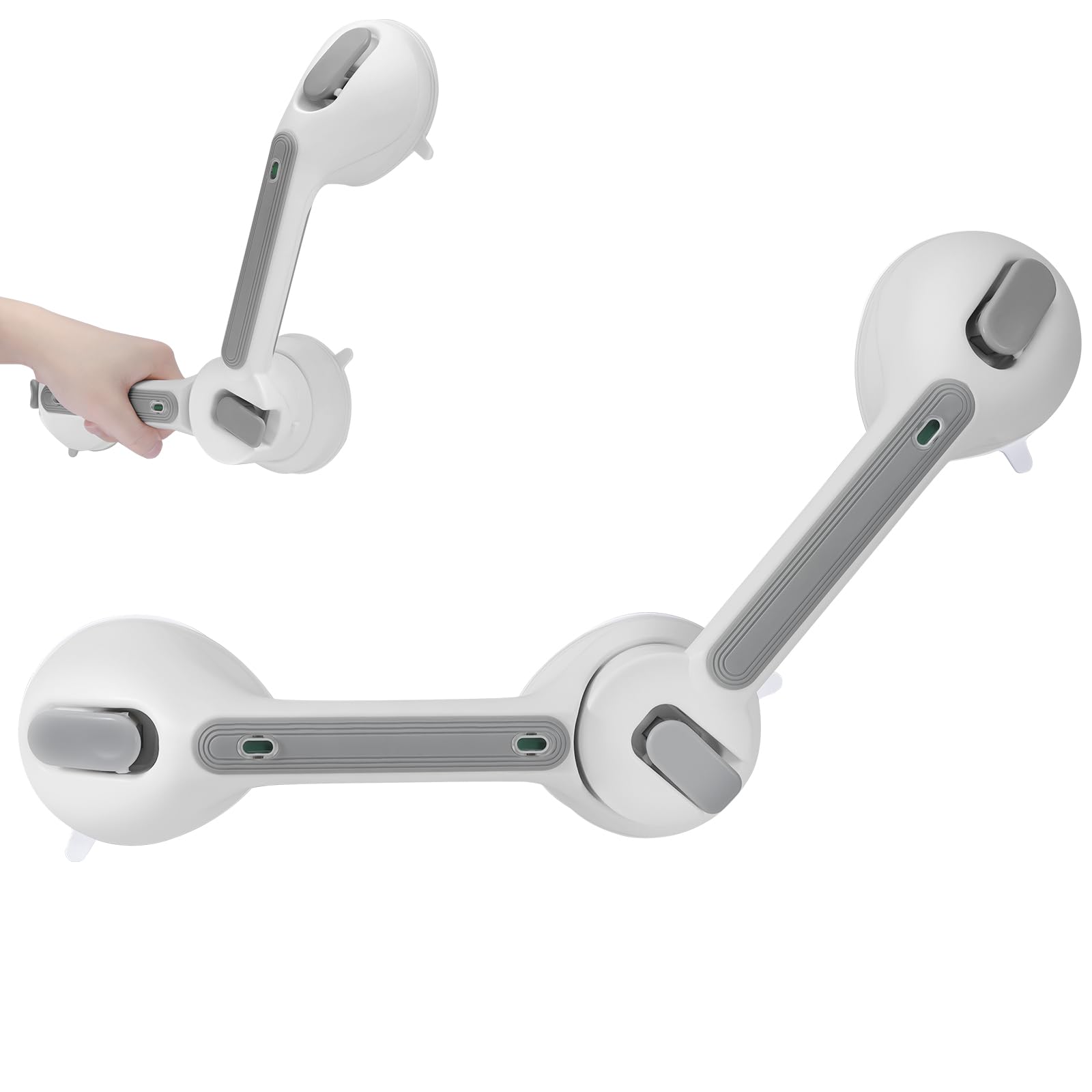 Suction Grab Bars for Shower, 20 inch Shower Handles for Elderly ...
