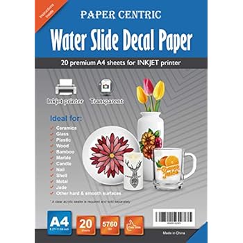 Amazon.com: Lazertran Waterslide Decal Paper Lazertran for Inkjet: Home ...