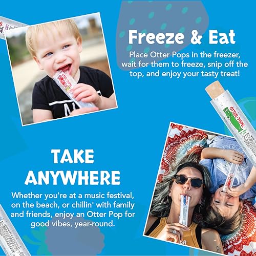 Freezer Bars, 100% Fruit Juice Ice Pops, Original Flavors (80ct – 2oz ...