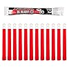 Be Ready Red Glow Sticks - Industrial Grade 12 Hour Illumination ...