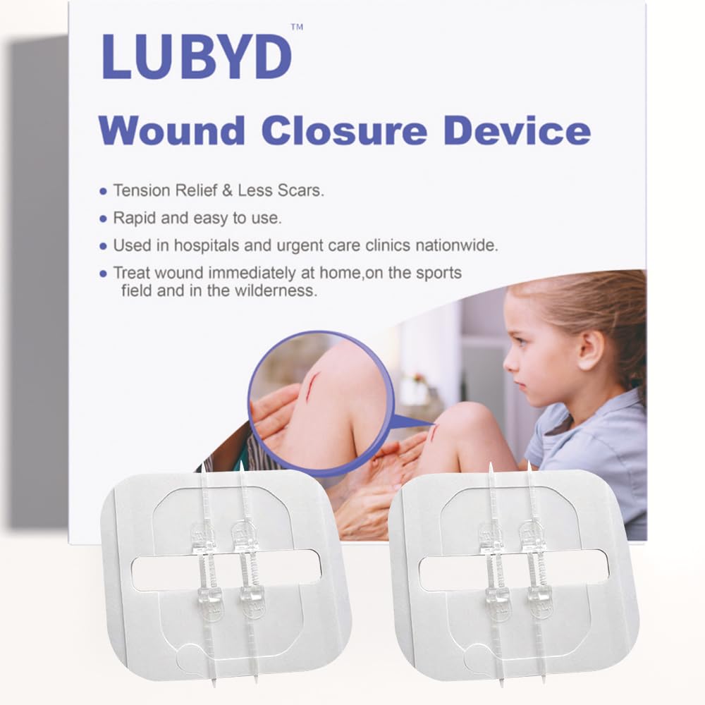 LUBYD Zip Stitches Wound Closure Strips Lceration Closure Kit for ...