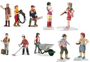 Amazon.com: Schleich People Set - Includes Horse Groomer, Veterinarian ...
