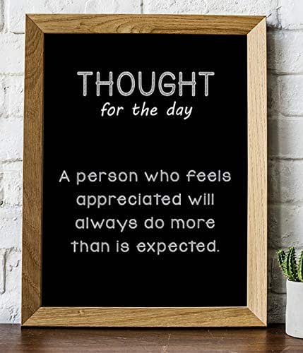 Amazon.com: "Thought for Day- A Person Who Feels Appreciated Will ...