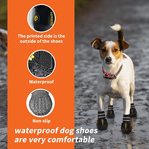 DcOaGt Dog Boots for Large Dogs, Waterproof Dog Shoes Paw Protector ...