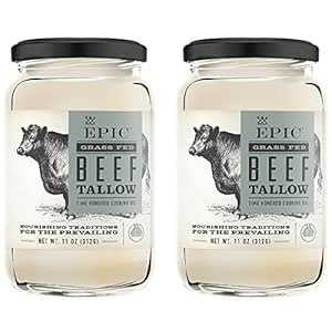 Amazon.com : Epic Animal Fats, Beef Tallow, 11 oz. (2 Count ...