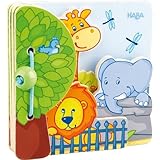 Amazon.com: HABA Farm Friends Wooden Book with Easy Turn Pages - Ages ...