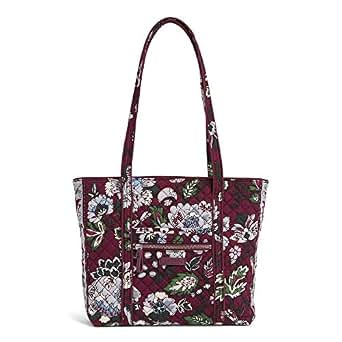 Amazon.com: Vera Bradley Iconic Small Vera Tote, Signature Cotton, One ...
