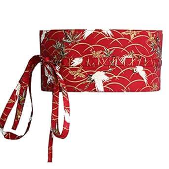 Amazon.com: MAYSONG Women Oriental Geisha Obi Waist Belt Sash Ribbon ...