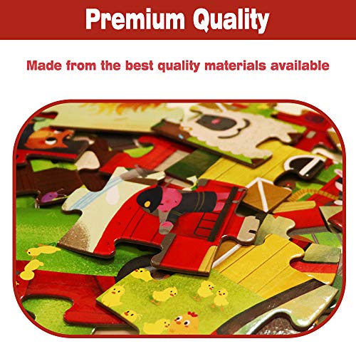 Puzzles for Kids Ages 12 Year Old 24 Pieces Large Fire Truck Kids ...