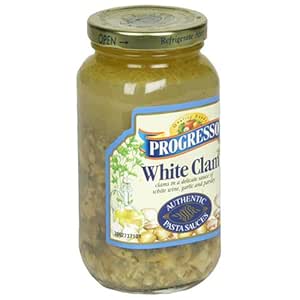 Amazon.com : Progresso Seafood Sauce, White Clam Deluxe, 12-Ounce Cans ...