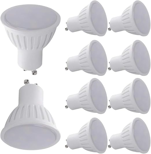 10x 1.2W GU10 LED TOMI Warm White 3000K 90lm Lumens Equvilent 10W LED ...