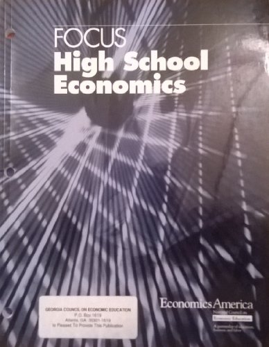 Focus: High school economics: Michael W. Watts: 9781561834891: Amazon ...