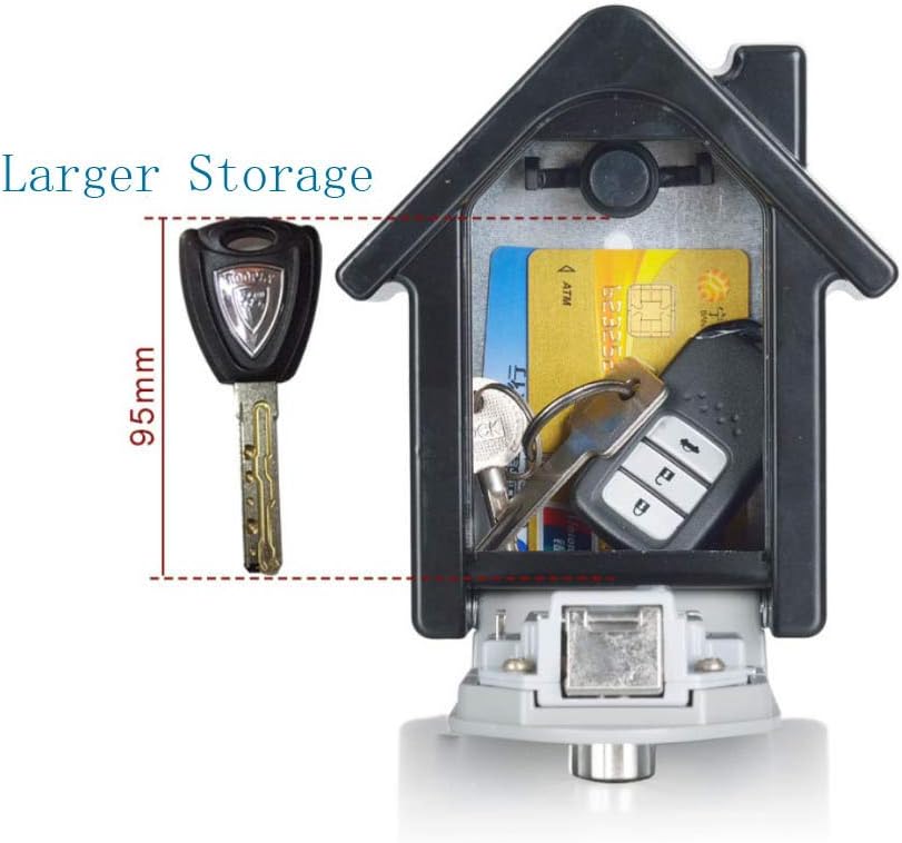 NUZAMAS Realtor Key Lock Box Safe Lockbox 2 in 1, 4-Digit Combination ...
