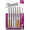 Amazon.com: Sharpie - Fine Point Metallic Permanent Markers - Silver ...