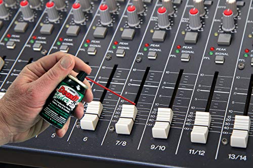 DeoxIT Fader F100S-L2 Spray, Contact Cleaner/Lube/Protector for ...