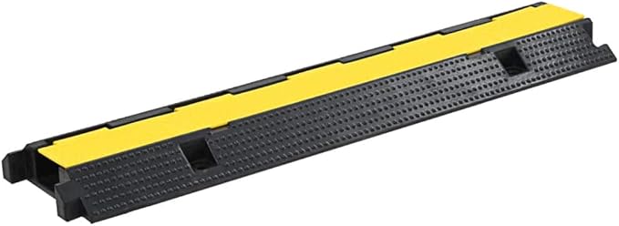 vidaXL Dosso Passacavi con 1 Canale in Gomma 100cm Modulare Guida Cavi ...