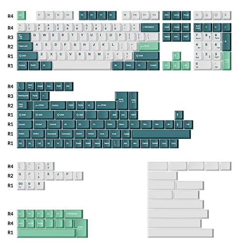 Keychron Double Shot Cherry PBT Keycap Full Keycap Set (219 Keys ...