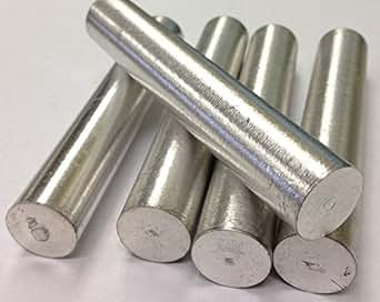 Barra de metal magnesio Mg 18 mm x 100 mm (6 unidades): Amazon.es ...