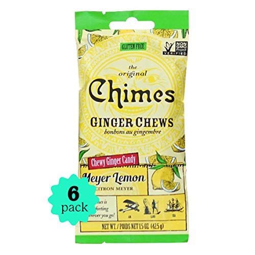 Amazon.com : 6-Pack 1.5oz Meyer Lemon Ginger Chews : Grocery & Gourmet Food