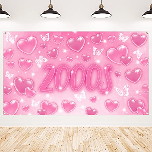 Mua K1tpde XtraLarge Y2K Early 2000s Party Backdrop Banner, Y2k Pink ...