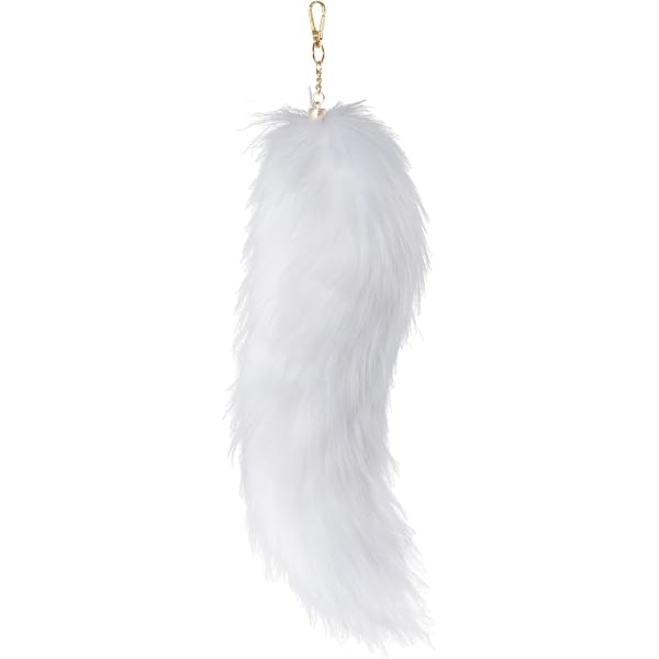 Flexible Bendable Cosplay Tail Fluffy Fox Tail For Cosplay & Halloween ...