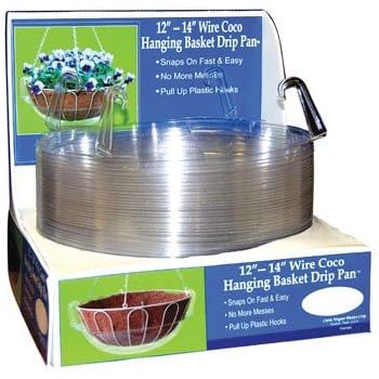 Amazon.com: Hanging Planter Basket Water Catchers, 8In: Garden & Outdoor
