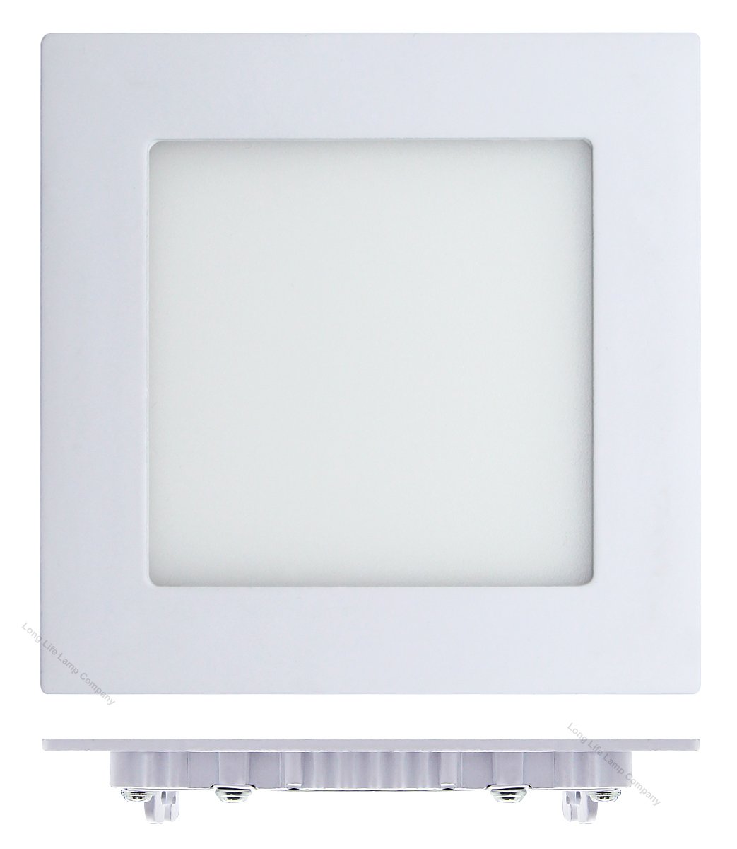 6W LED SQUARE Recessed Ceiling Flat Panel Down Light Ultra Slim Cool ...