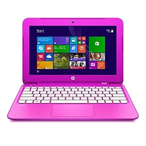 Amazon.com: HP 11.6" Pink Stream 11-d011wm Laptop with Intel Celeron ...