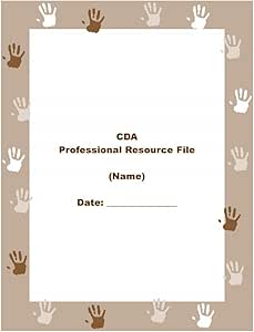Amazon.com : The CDA Prep Binder- Handprint Cover Design : Early ...