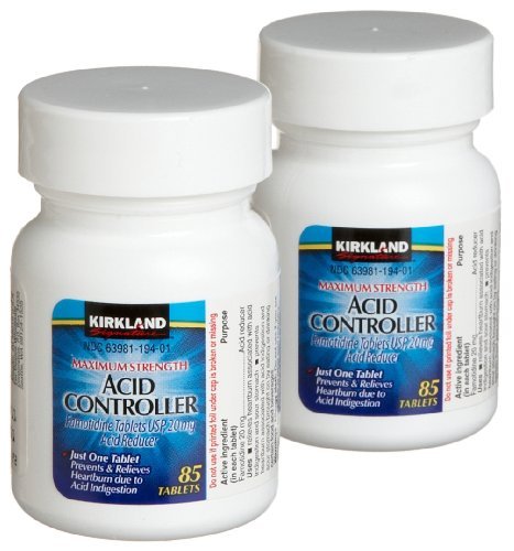 Kirkland Signature Maximum Strength Acid Controller, Famotidine Tablets ...