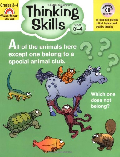 Amazon.com: Thinking Skills, Grades 3-4: 9781557998668: Evan-Moor ...