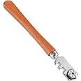 Amazon.com: Glass Cutter, 30MM Professional Six Wheel Glass Cutter Craft Cutting Kit Tool with ...