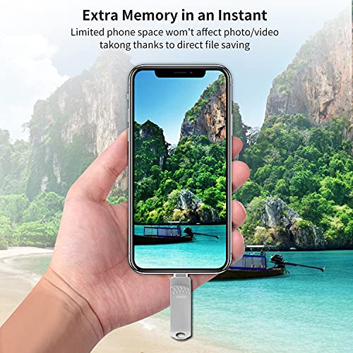 USB Flash Drive 256GB Memory Stick for Phone Thumb Drives USB C Photo ...