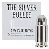 1 oz Silver Bullet Replica - .999 Fine Silver / .45 ACP