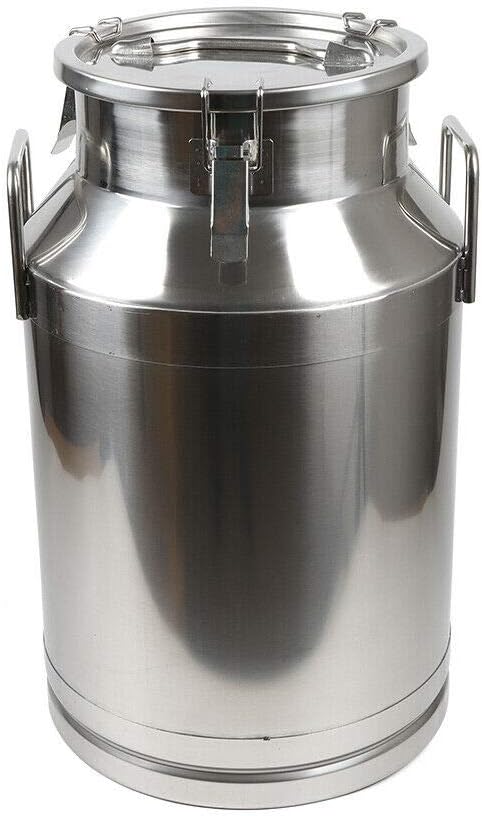 Amazon.com: 40 Liter 10.56 Gallon Stainless Steel Milk Can Wine Milk ...