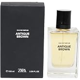 Amazon.com : Zara Antique Brown Cologne for Men EDP Eau De Parfum 100 ...