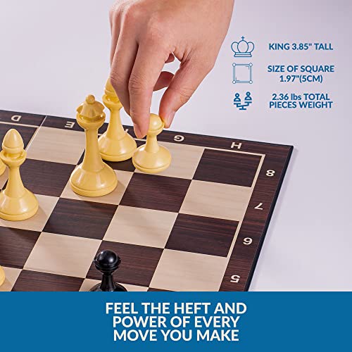 17 Inch Ecliptic Style Themed Chess Set Board Game - Travel Chess Set ...