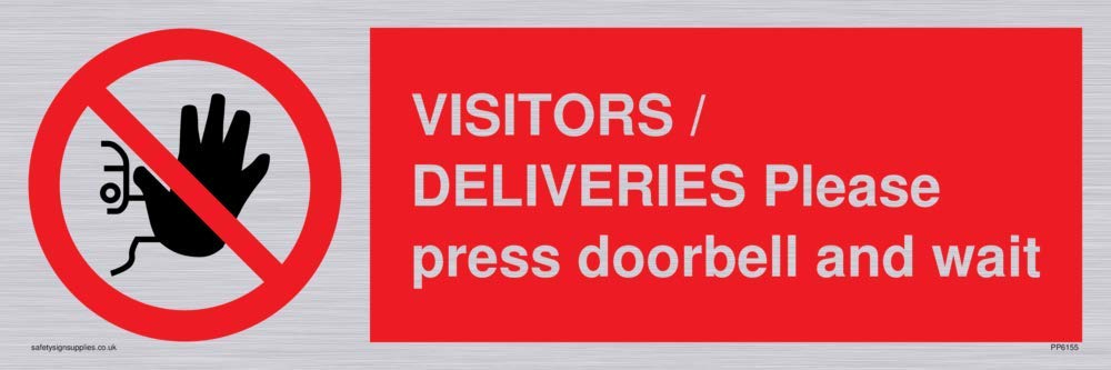 VISITORS/DELIVERIES Please press doorbell and wait - BigaMart