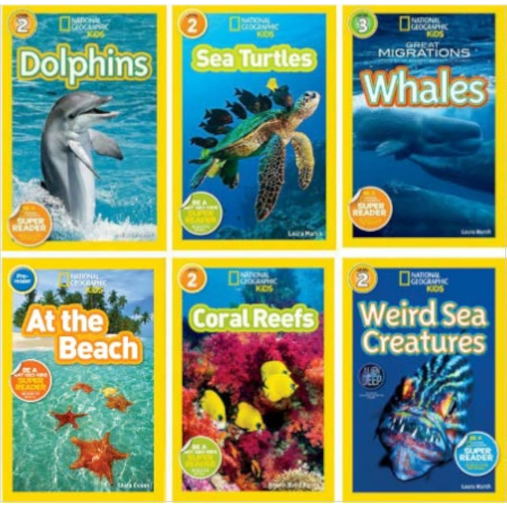 $9/mo - Finance National Geographic Kids Ocean Life Six Book Set ...