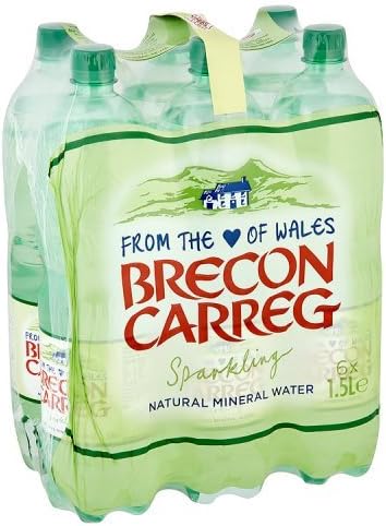 Brecon Carreg Sparkling Natural Mineral Water, 6 x 1.5l: Amazon.co.uk ...